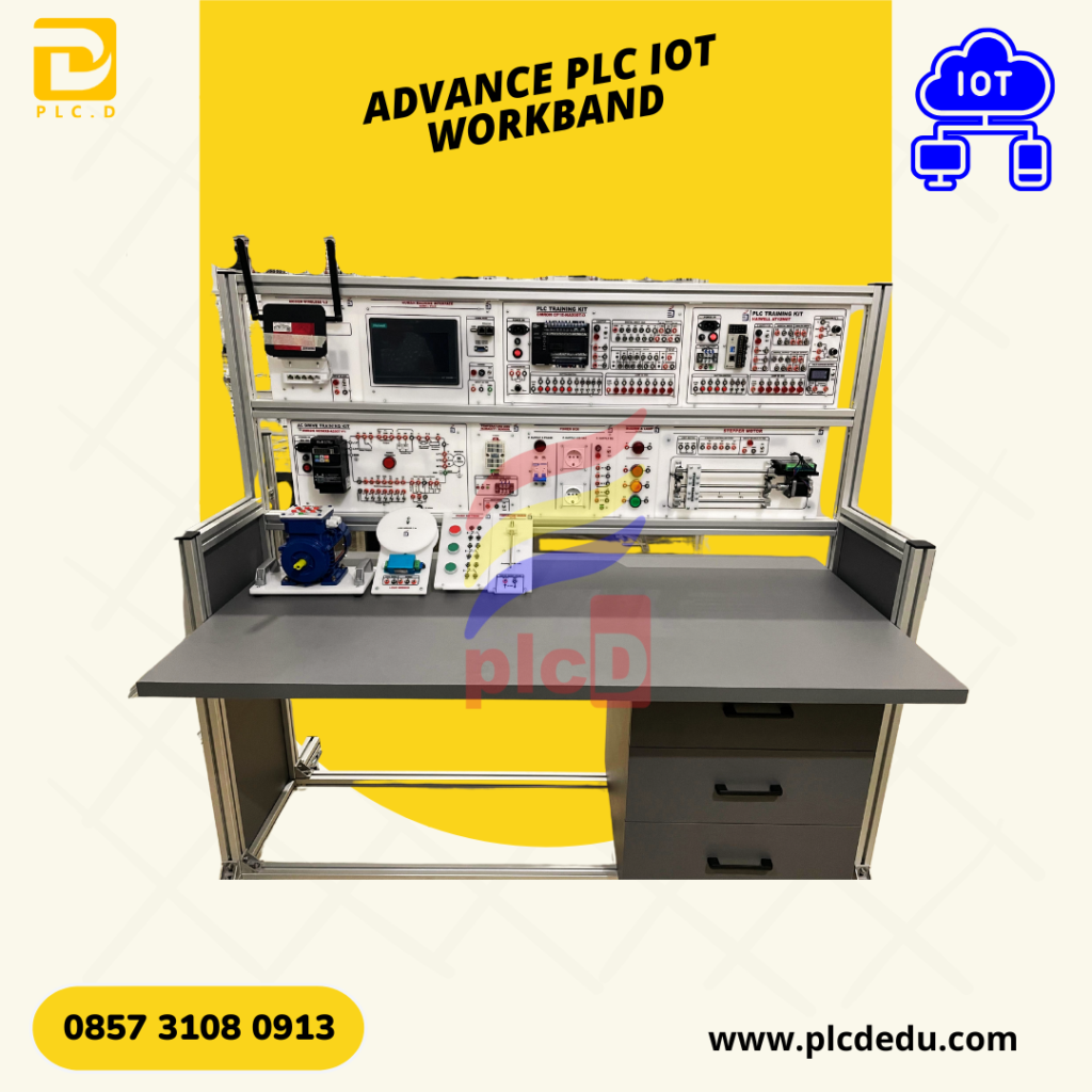 Trainer Advance PLC IoT Workbench - MINI INDUSTRIAL SYSTEM KONVEYEOR V 2.0