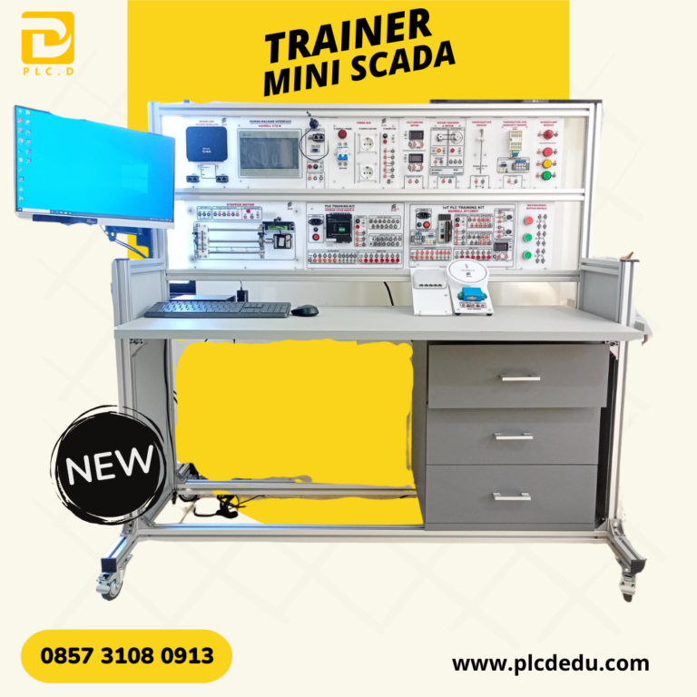 Trainer PLC Mini Scada - MINI INDUSTRIAL SYSTEM KONVEYEOR V 2.0