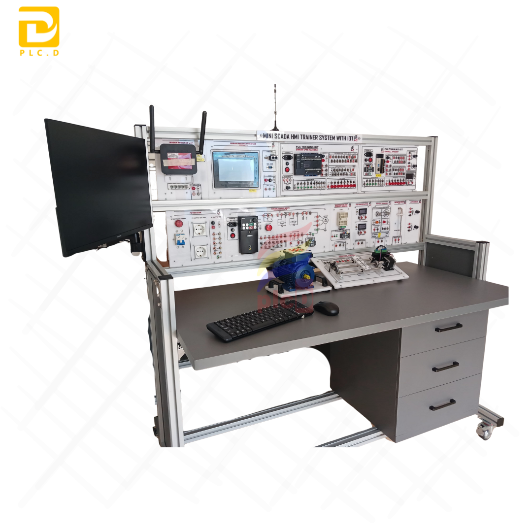 Trainer PLC Mini Scada - MINI INDUSTRIAL SYSTEM KONVEYEOR V 2.0